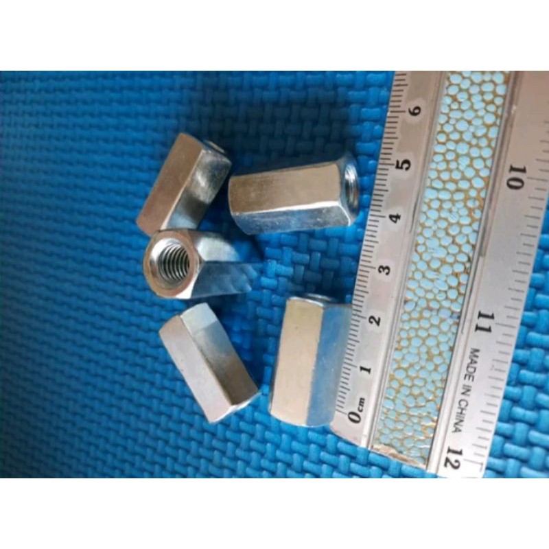 Jual mur 12 atau 8mm panjang mur long ( 1 biji ) | Shopee Indonesia