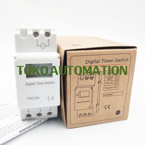 Jual Thc15A 220V Digital Lcd Power Programmable Timer Time Switch Pm96 ...