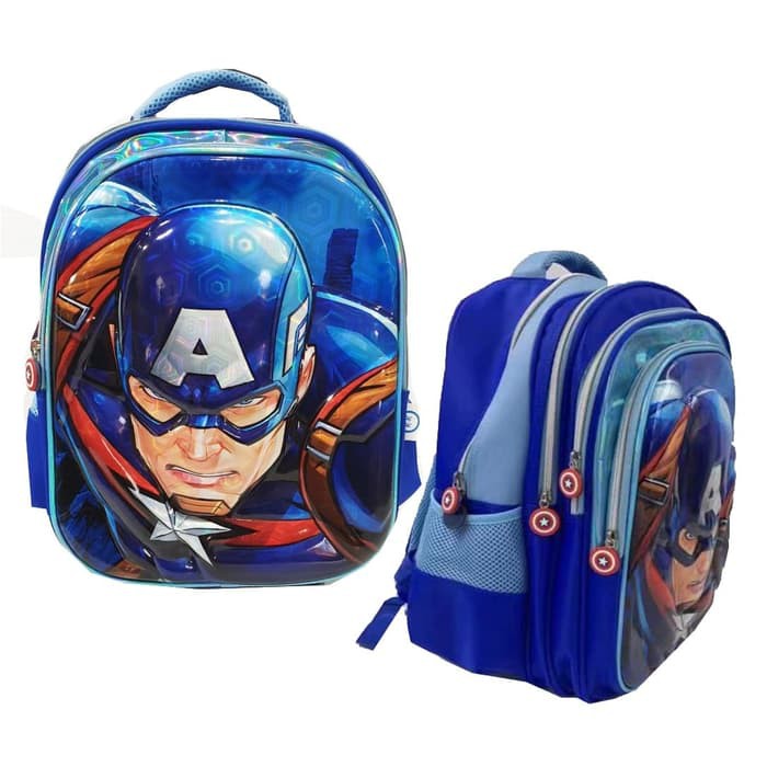 Jual Ransel Sekolah Anak Sd Led Trolley Karakter Cowo Sequin Usap Spid ...