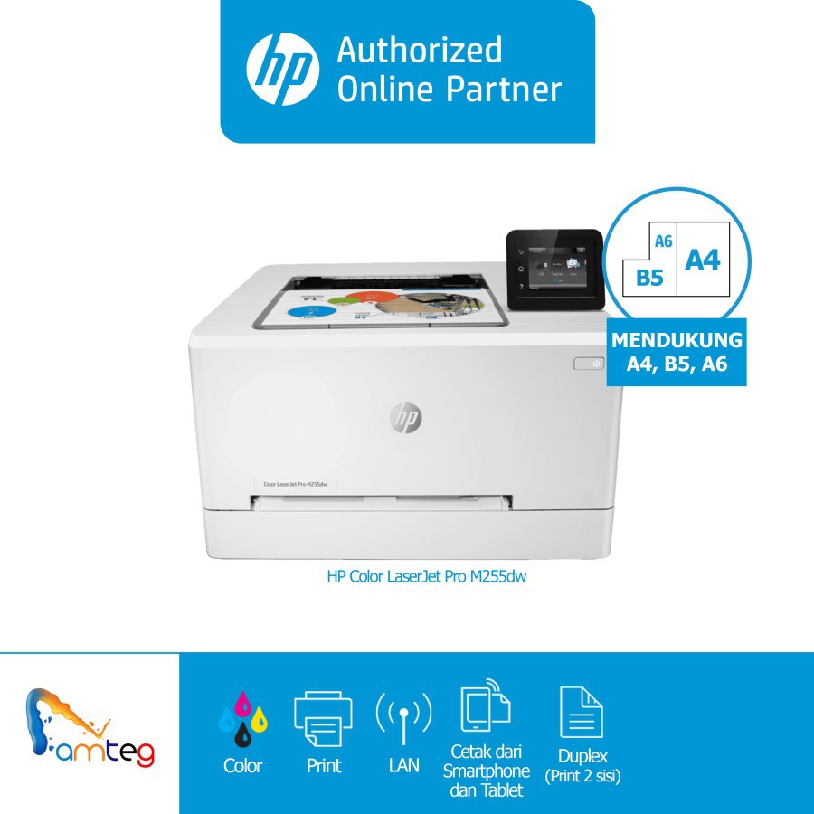 Jual HP Printer Laser Color Warna LaserJet Pro M255DW M255 DW Print ...