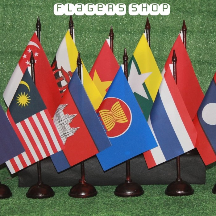 Jual Helnan_Store [Paket Asean] Bendera Meja Negara Anggota Asean ...