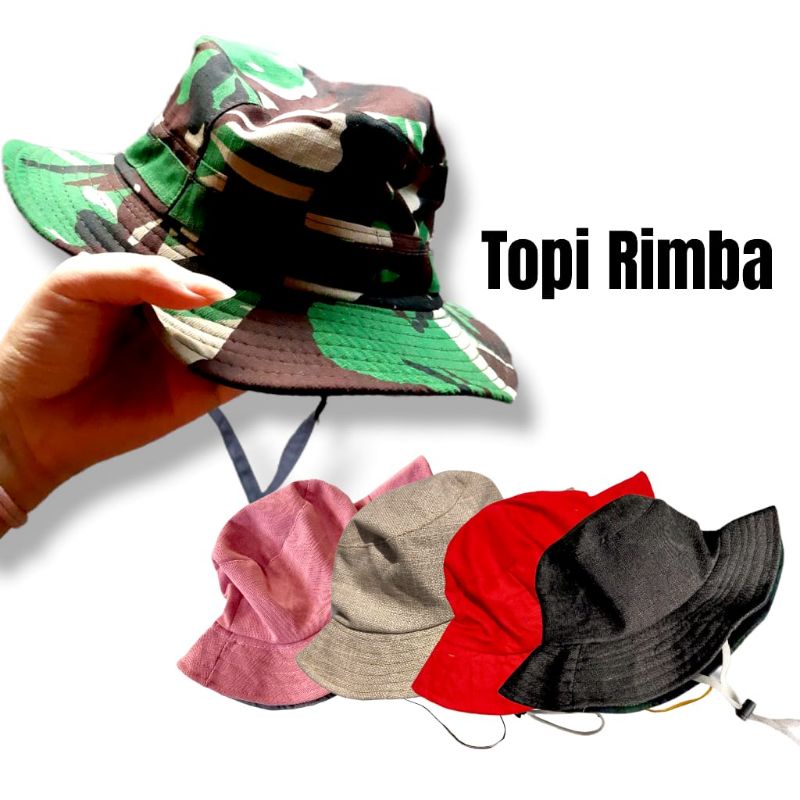 Jual TOPI RIMBA MURAH/TOPI BUCKET PRIA WANITA | Shopee Indonesia