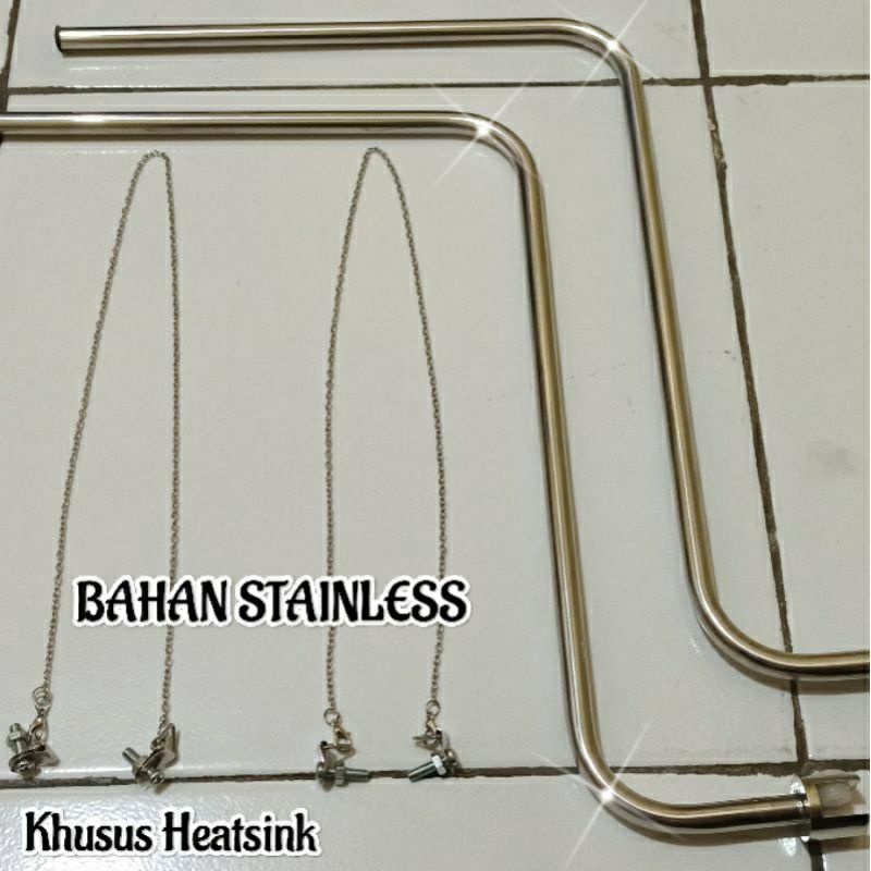 Jual Stand tiang lampu aquarium aquascape HPL Gantung Stainless (tank sabuk) kaca max 12mm ...