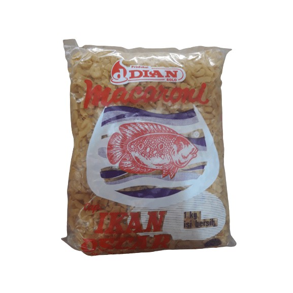 Jual Makaroni cap ikan oscar makaroni goreng (bantat) 250g/500g ...