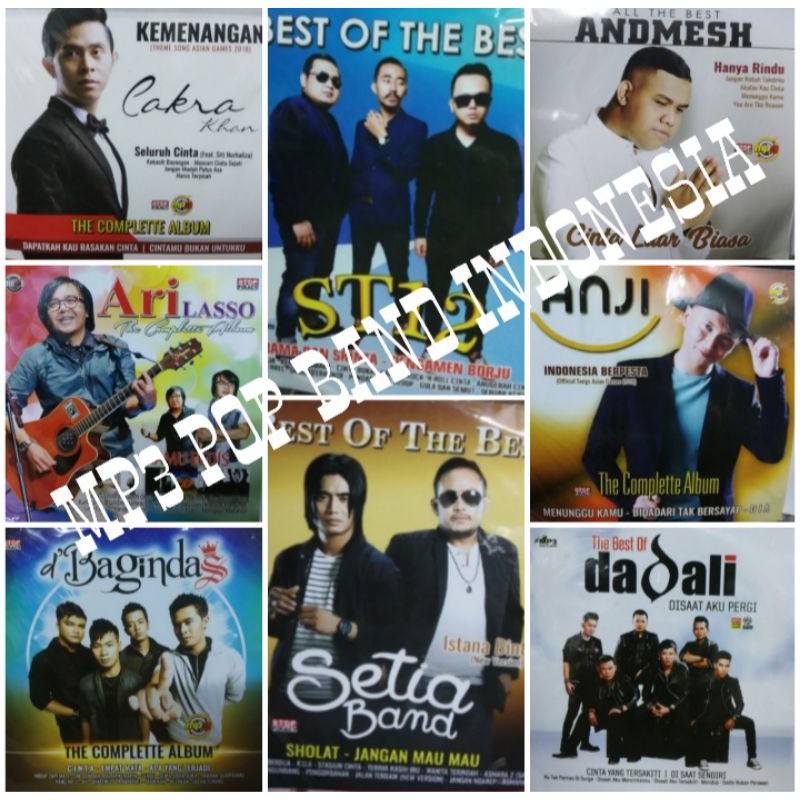 Jual KASET MP3 POP BAND INDONESIA | Shopee Indonesia