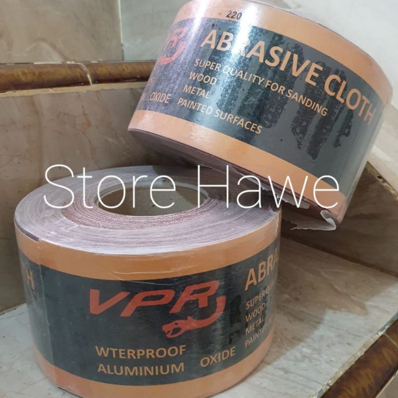 Jual Amplas Roll VPR Grit #60 #80 #100 #120 #150 #180 #220 #240 ...