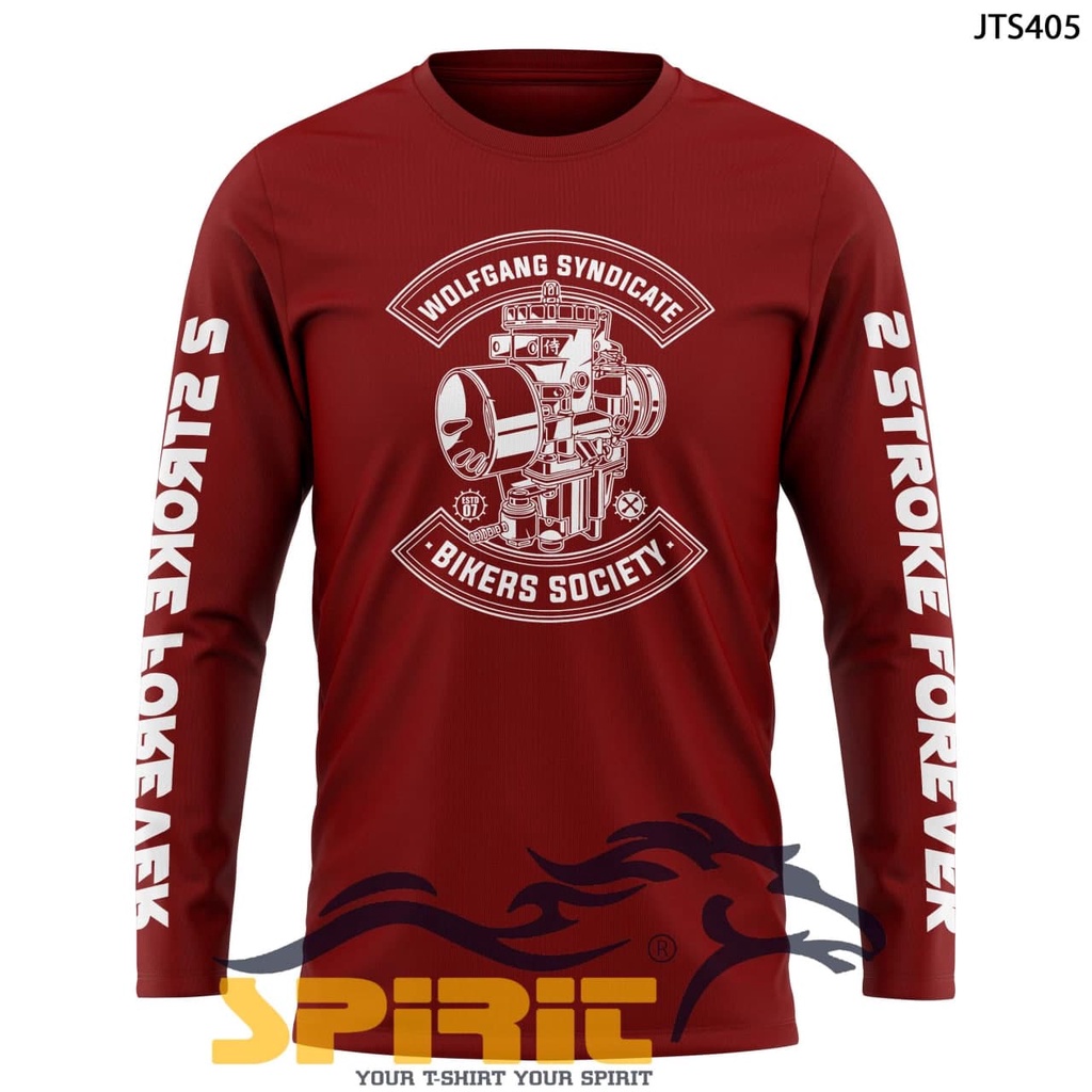 Jual KAOS BAJU Motor Racing 2 stroke BIKERS SOCIETY KARBORASI Otomotif ...
