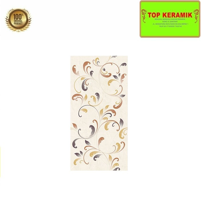 Jual Keramik Dinding Kia 30x60 Napoli Deco Crema Kw 1 | Shopee Indonesia