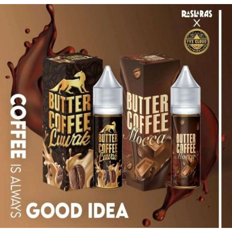 Jual Liquid Butter Coffee luwak & Coffee Mocca 15ML Salt nic | Shopee ...
