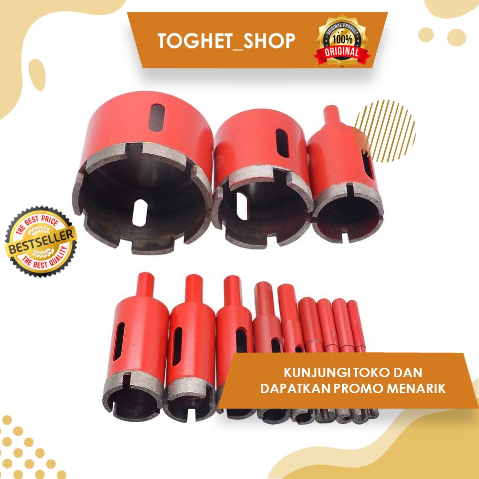 Jual Mata Bor Besi Lapis Berlian Mata Bor Inti Karbida Lubang Punch 6mm ...