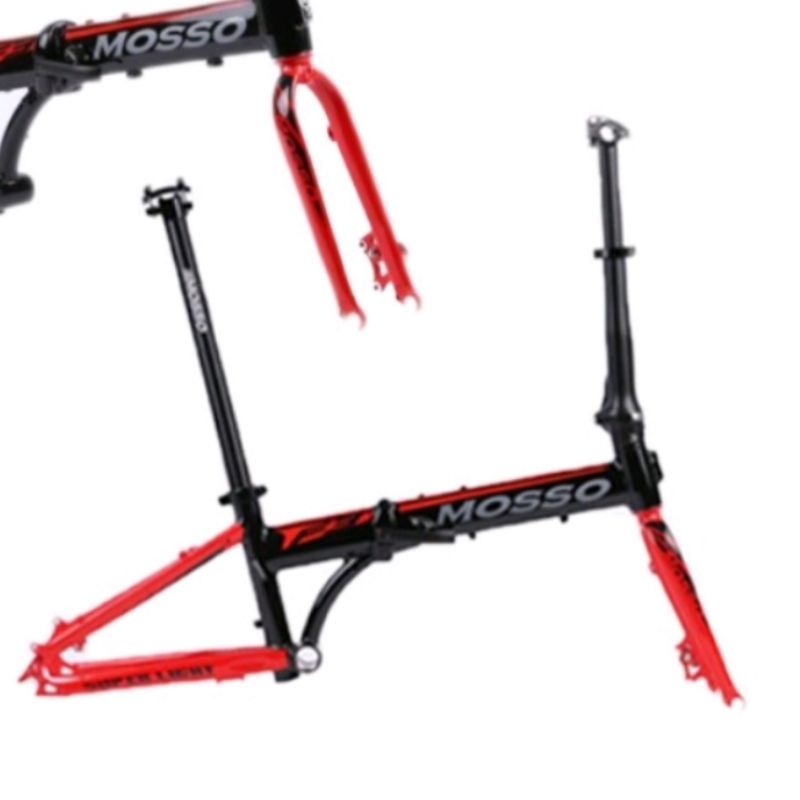 Jual Frameset Sepeda Lipat Mosso F3 20 Inch / 22 inch discbrake Frame ...