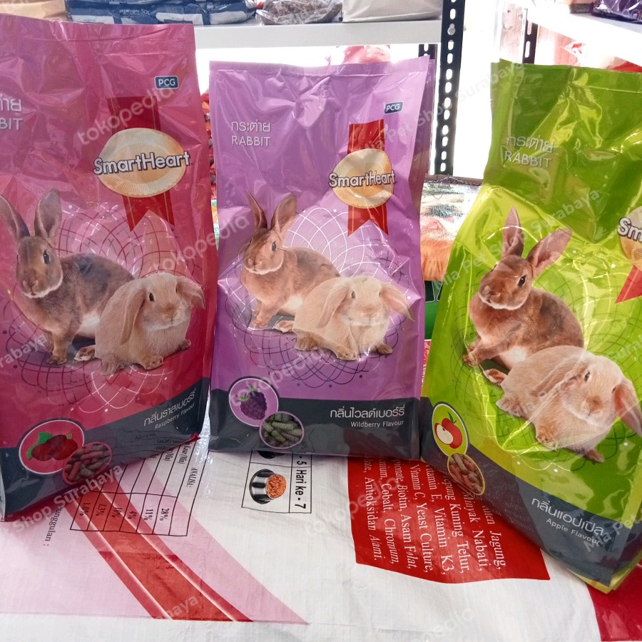 Jual Dry Rabbit Food Smart Heart 1 Kg - Makanan Kelinci Rabbit Food ...