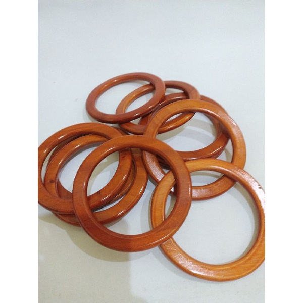 Jual ring kayu macrame - ring kayu bulat - ring kayu grosir - ring kayu ...