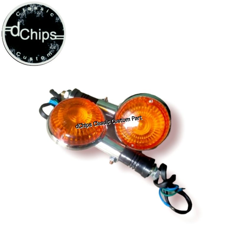 Jual lampu sein sen custom kawasaki W175 batang panjang | Shopee Indonesia