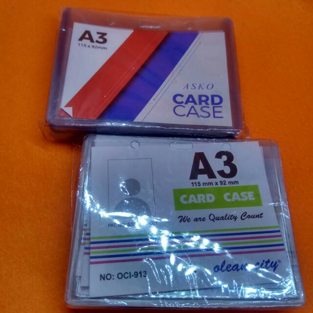 Jual Card case A3 plastik id card case A3 | Shopee Indonesia