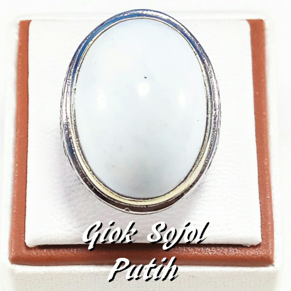 Jual CINCIN BATU AKIK NATURAL GIOK SOJOL PUTIH HERCULES TERMURAH ...