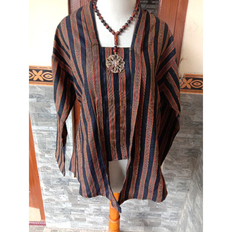 Jual Kutu baru/Baju lurik/Kebaya baju lurik/adat jawa/tradisi | Shopee Indonesia