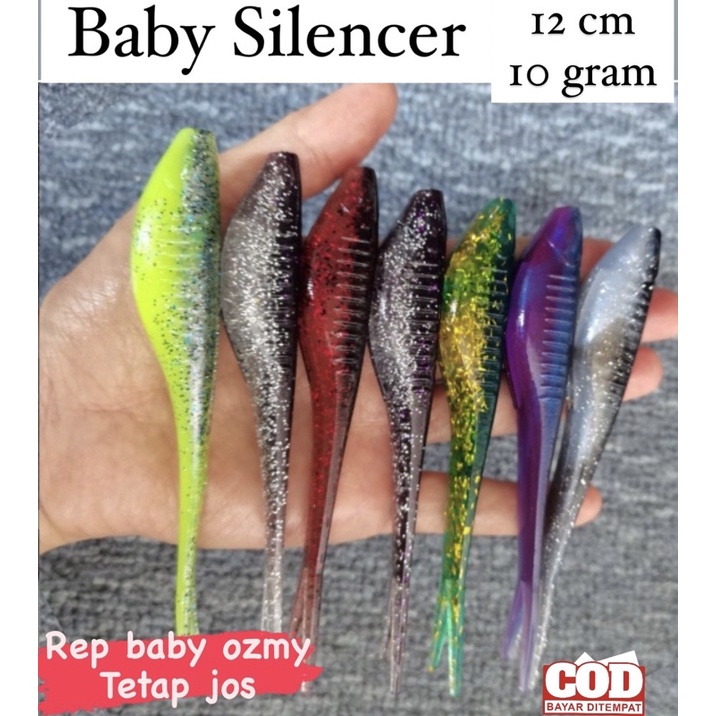 Jual Baby silencer replika ozmy 12cm 10gram harga satuan terjual ...