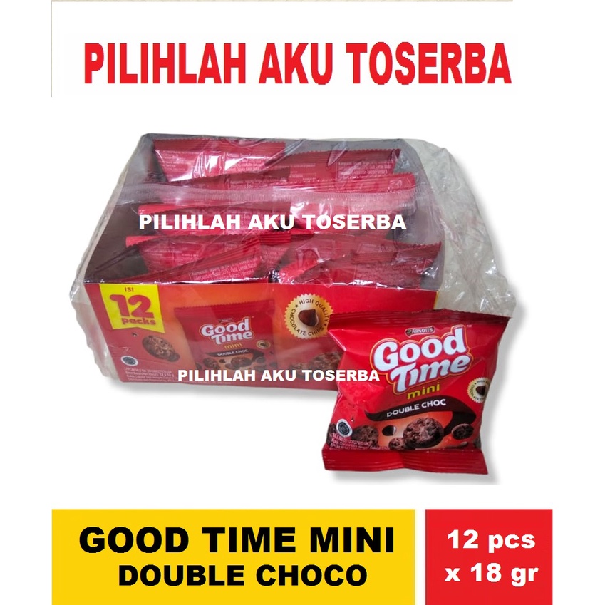 Jual Good Time MINI Cookies DOUBLE CHOCO, ( HARGA 1 BOX ISI 12 ...