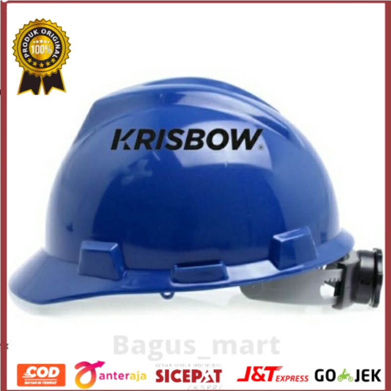 Jual Krisbow Helm Safety Biru/Kuning/Hijau/Merah/putih/Helm keselamatan ...
