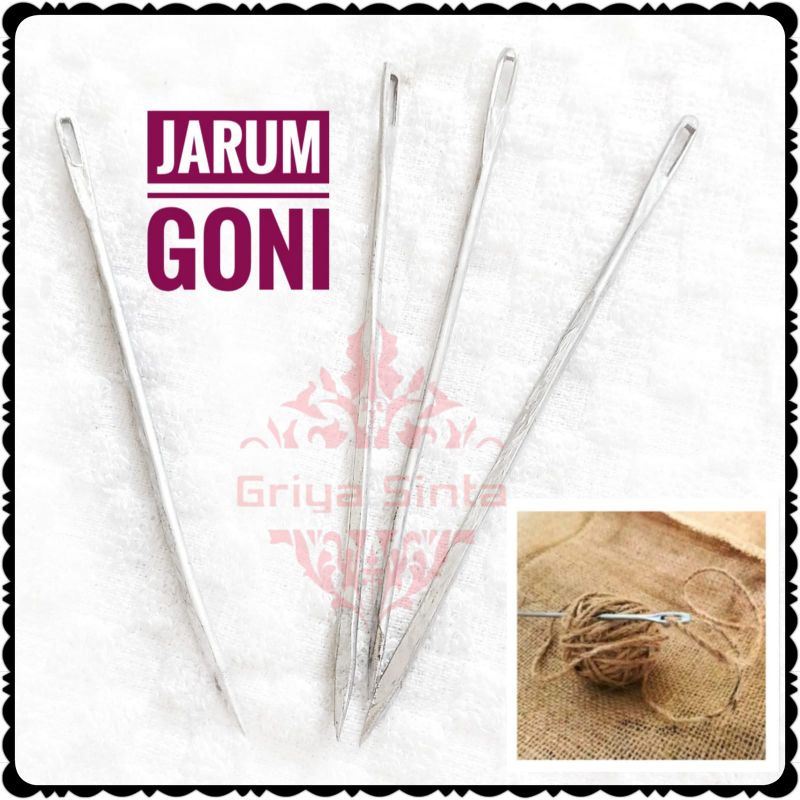 Jual Jarum Jahit Karung Goni Tali Rafia Glangsing Benang kasur karung ...