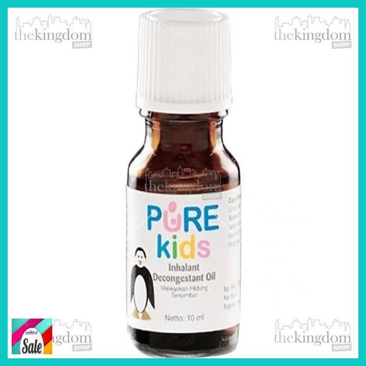 Jual obatiyab- pure kids inhalant decongestant oil aroma geranium 10ml ...