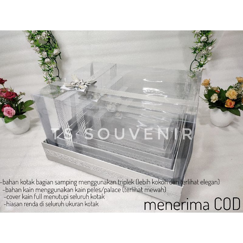 Jual box hantaran kotak seserahan pernikahan tutup full mika model list ...
