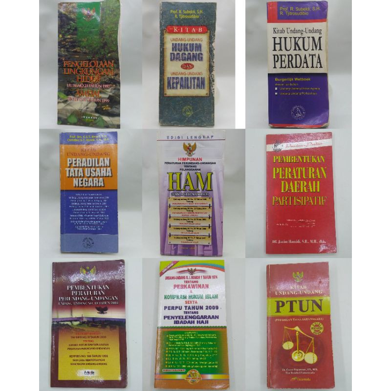 Jual Kitab Undang Hukum Perdata, Peradilan Tata Usaha Negara ...