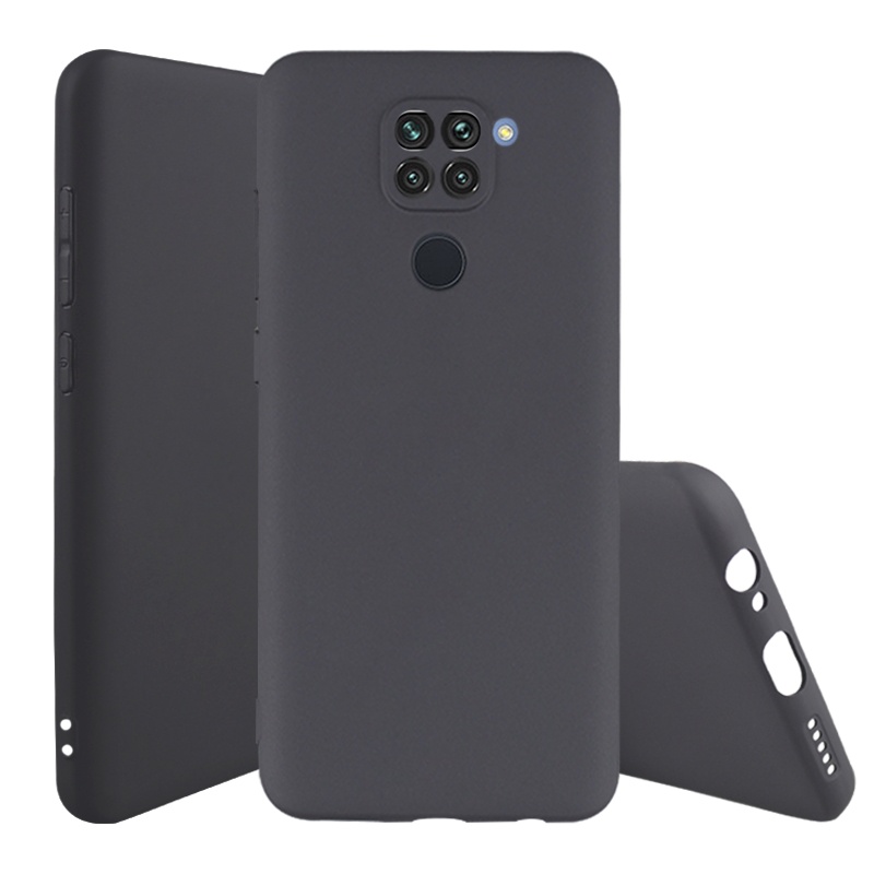 Jual Xiaomi Redmi Note 9 Case Softcase Slim Black Matte Camera ...