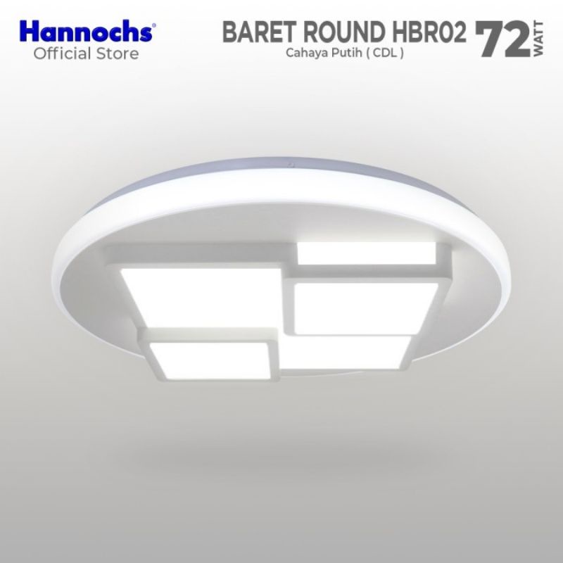 Jual Lampu Hannochs LED BARET ROUND HBR02 72 Watt / Lampu Decorative ...