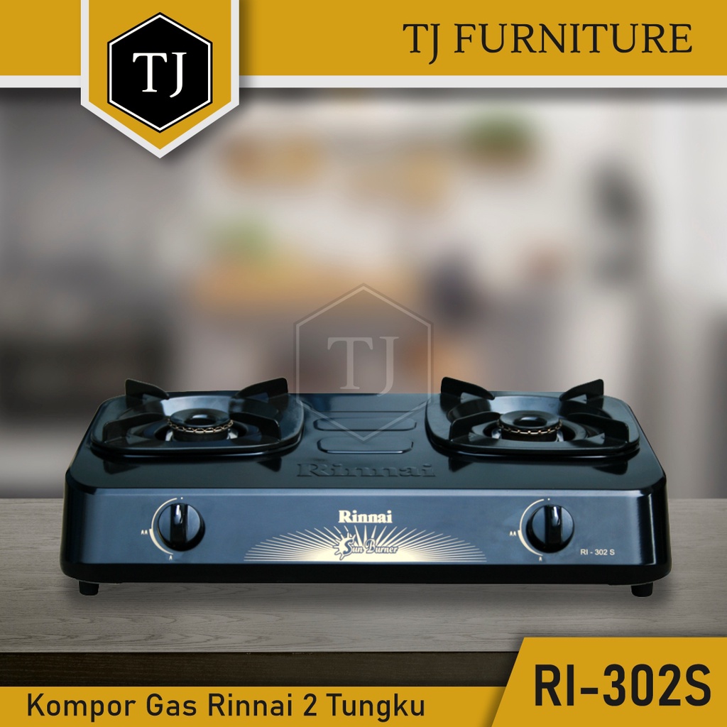 Jual Rinnai Kompor Gas 2 Tungku / Sun Burner - RI 302S / RI 302 S | Shopee Indonesia
