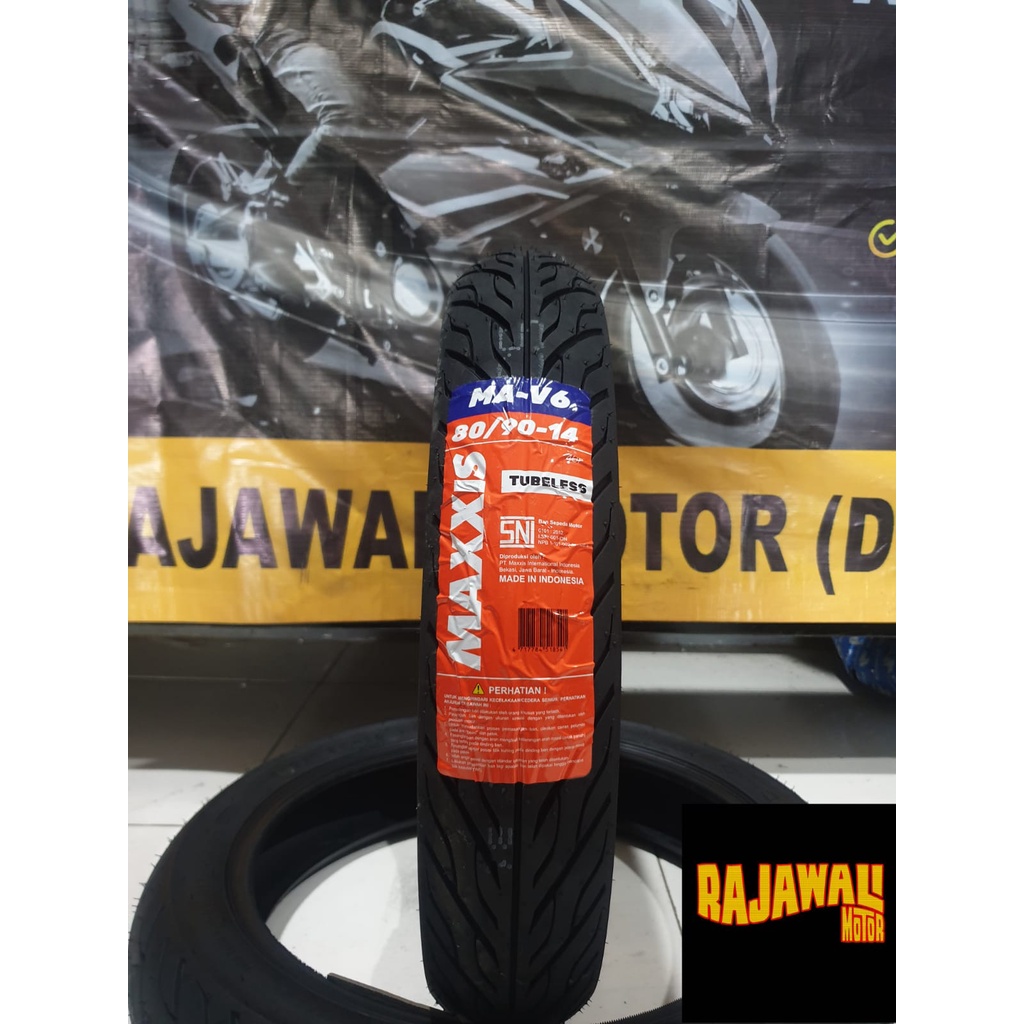 Jual BAN MAXXIS V6 80/90 RING 14 TUBBLES | Shopee Indonesia