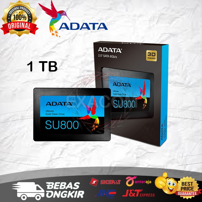 Jual SSD ADATA SU800 Ultimate - 1 TB SATA 3 / SSD SATA III - SSD 2.5 inch | Shopee Indonesia
