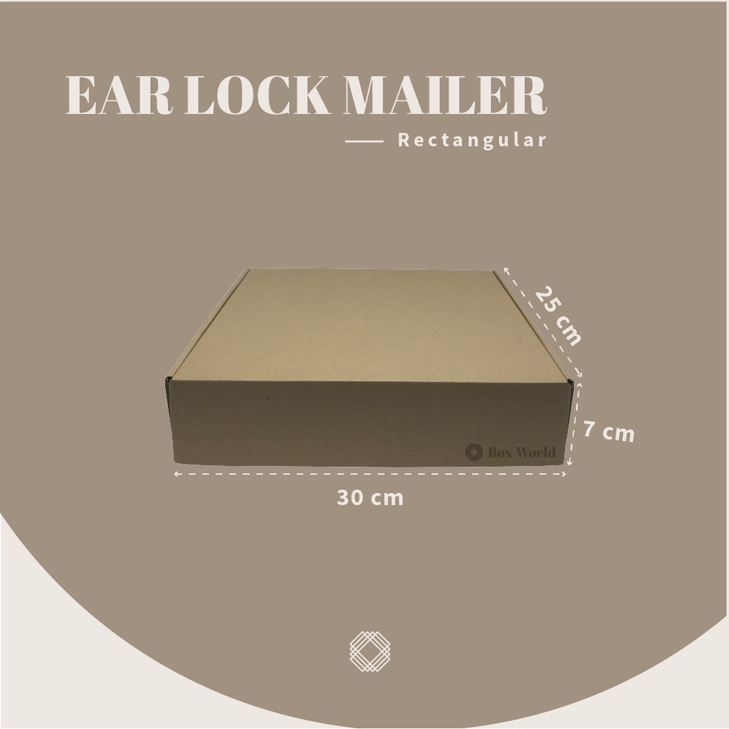 Jual Ear Lock Box+Partisi 30x25x7 | Karton Kardus Box Pizza Die Cut u ...