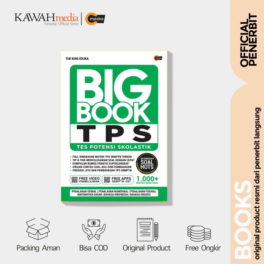 Jual BUKU BIG BOOK TPS - THE KING EDUKA - CMEDIA | Shopee Indonesia