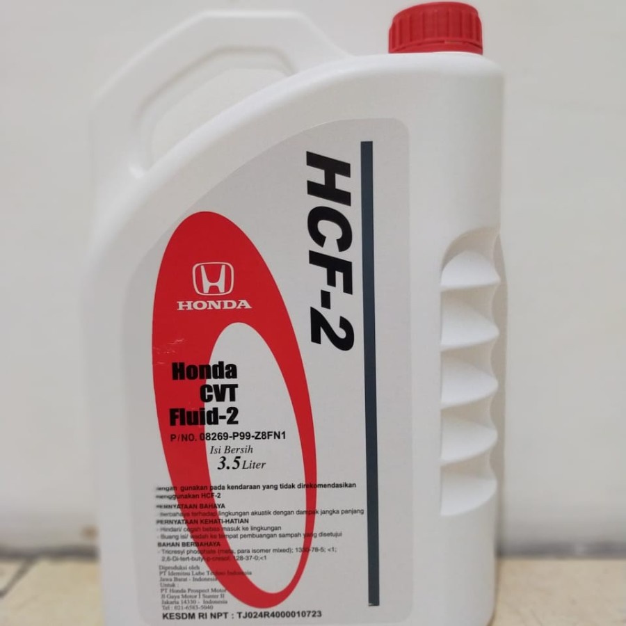 Jual Oli Transmisi Matic Honda HCF-2 Honda CVT Fluid Galon 3,5 Liter | Shopee Indonesia