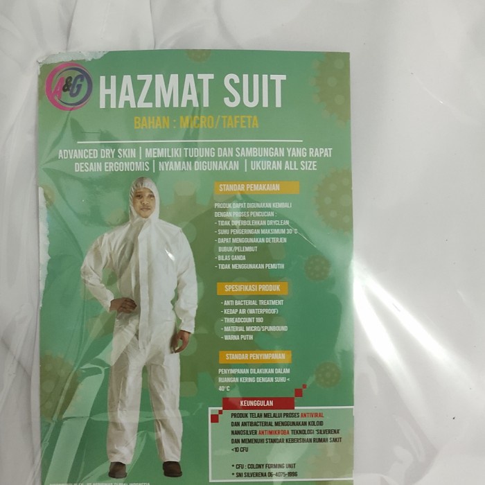 Jual Medis-Seragam- Baju Apd/Hazmat/Waterproof/Nyaman 100% -Seragam ...