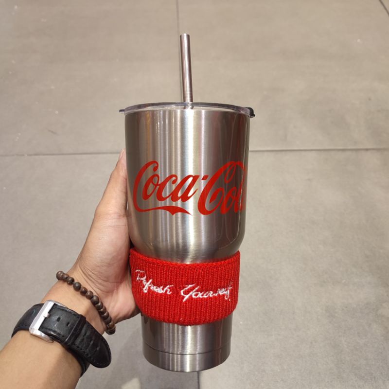 Jual Miniso X Coca-Cola Insulated Steel Bottle Tumbler Besi Stainless ...