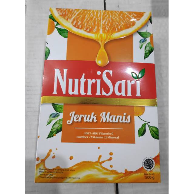 Jual Nutrisari Rasa Jeruk Manis 500 gr | Shopee Indonesia