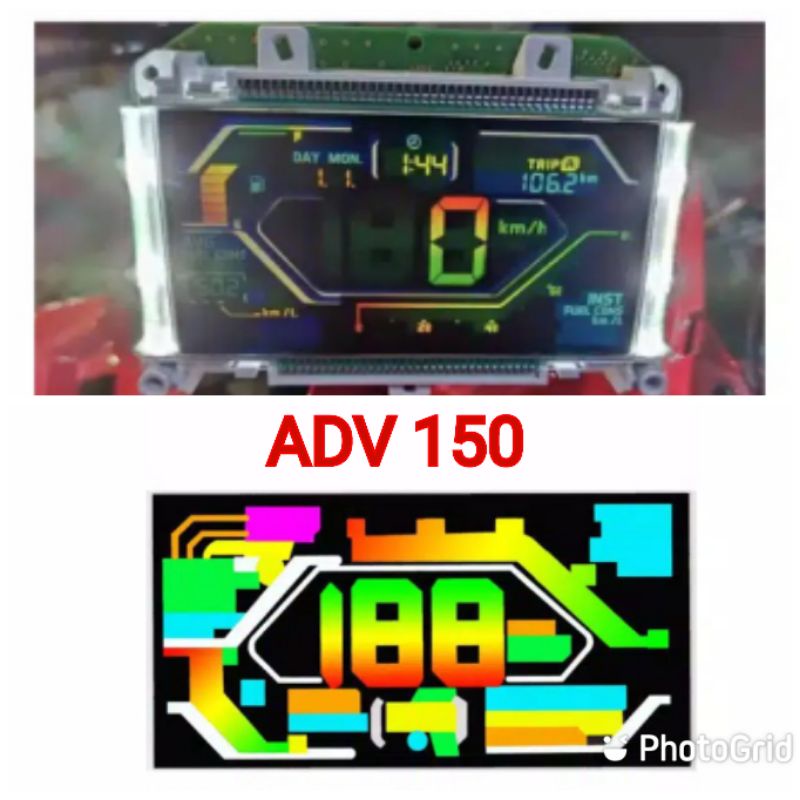 Jual Sticker modif Speedometer Honda ADV 150 | Shopee Indonesia