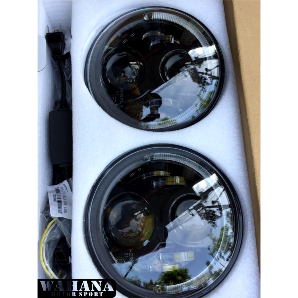 Jual Road Hacker Headlamp Lampu Besar LED 70 Watt Jeep Wrangler JK CJ7 ...