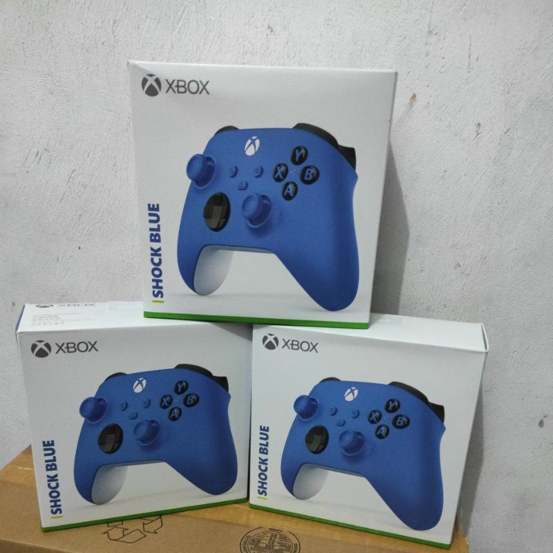 Jual Stick Stik Xbox One Series S X Wireless Controller Shock Blue ...