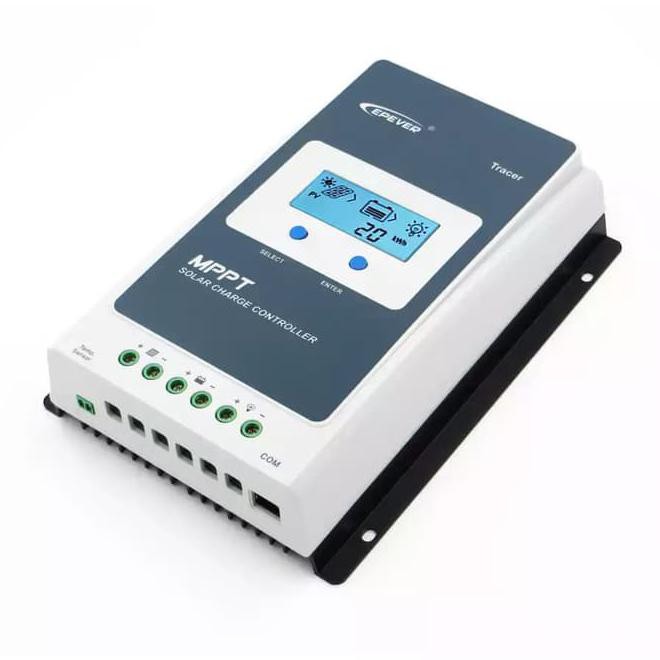 Jual Solar Charge Controller 10A Epever Tracer 1210An Lcd Real Mppt 12V 24V | Shopee Indonesia
