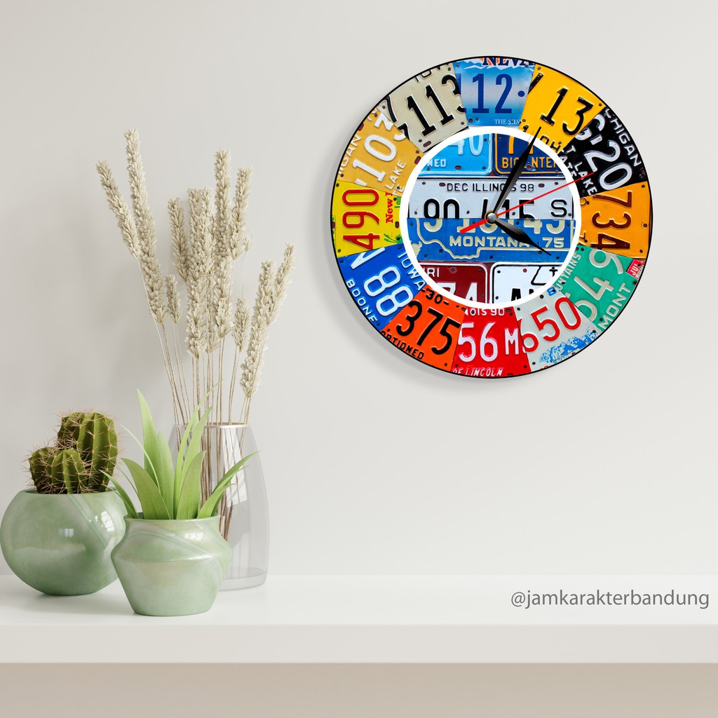 Jual Jam Karakter Bandung - 059 Jam Dinding Keren Motif | Shopee Indonesia