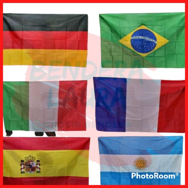 Jual BENDERA PIALA DUNIA DAN BENDERA EURO | Shopee Indonesia