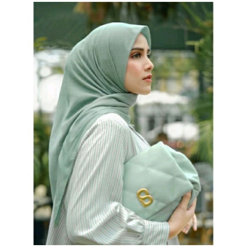 Jual everyday tapis embossed buttonscarves (Lettuce) | Shopee Indonesia