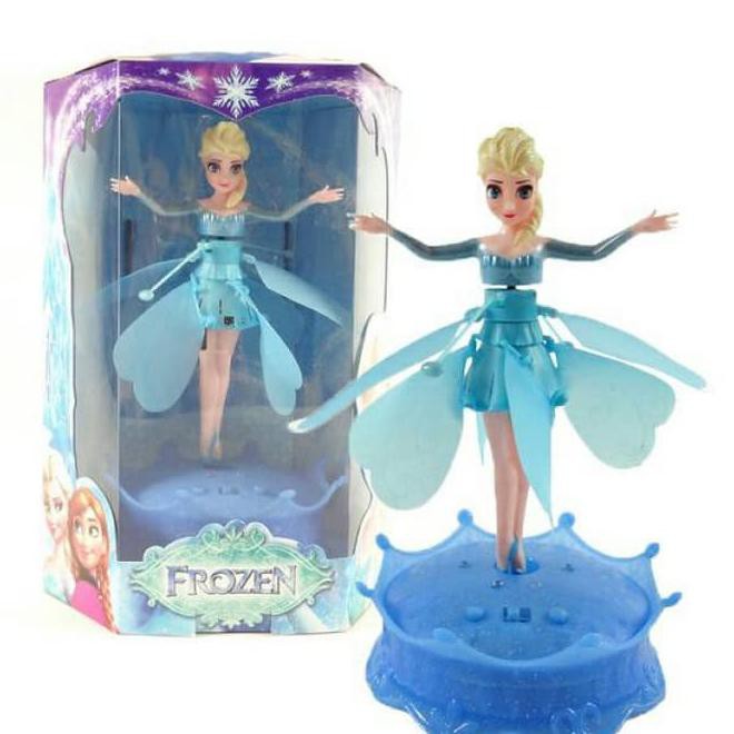 Jual Flying Elsa - Boneka Elsa Frozen Sensor Tangan - Light and Music ...
