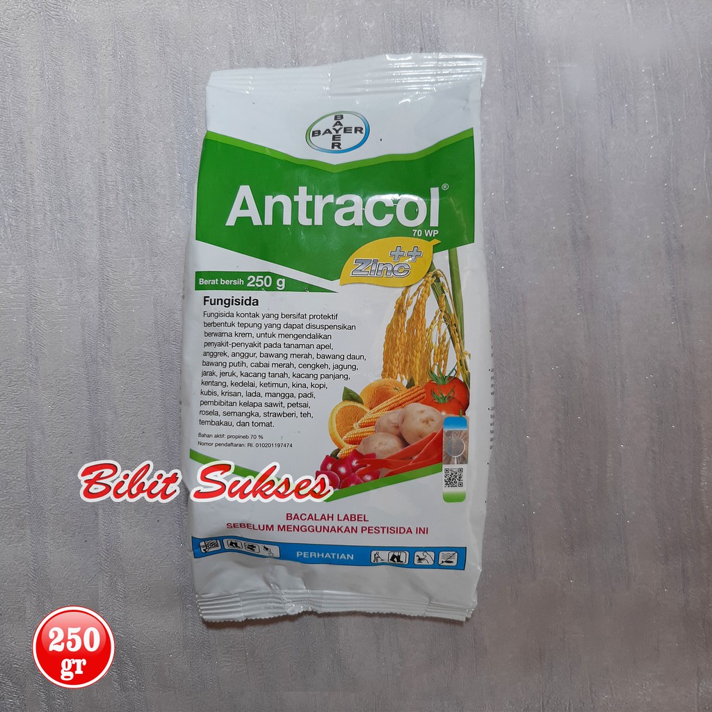 Jual Fungisida ANTRACOL 70WP 250gram Pembasmi Penyakit Tanaman dari ...