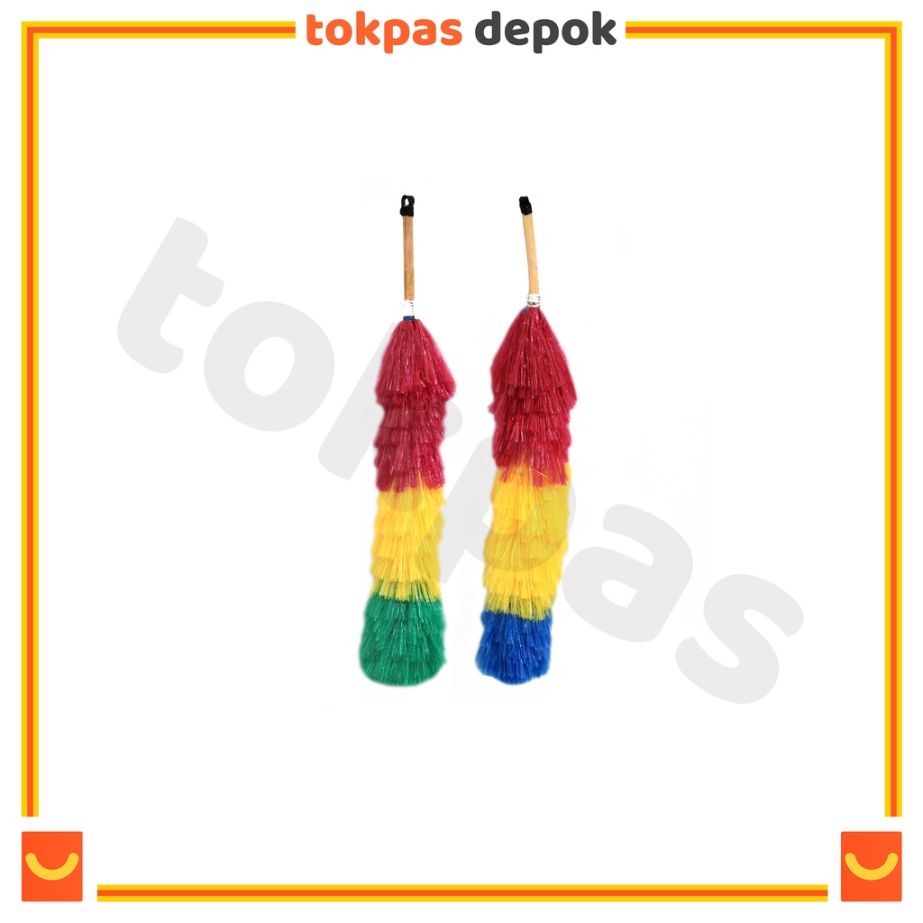 Jual Sulak Kemoceng Rafia Gagang Rotan MG-009-X | Shopee Indonesia