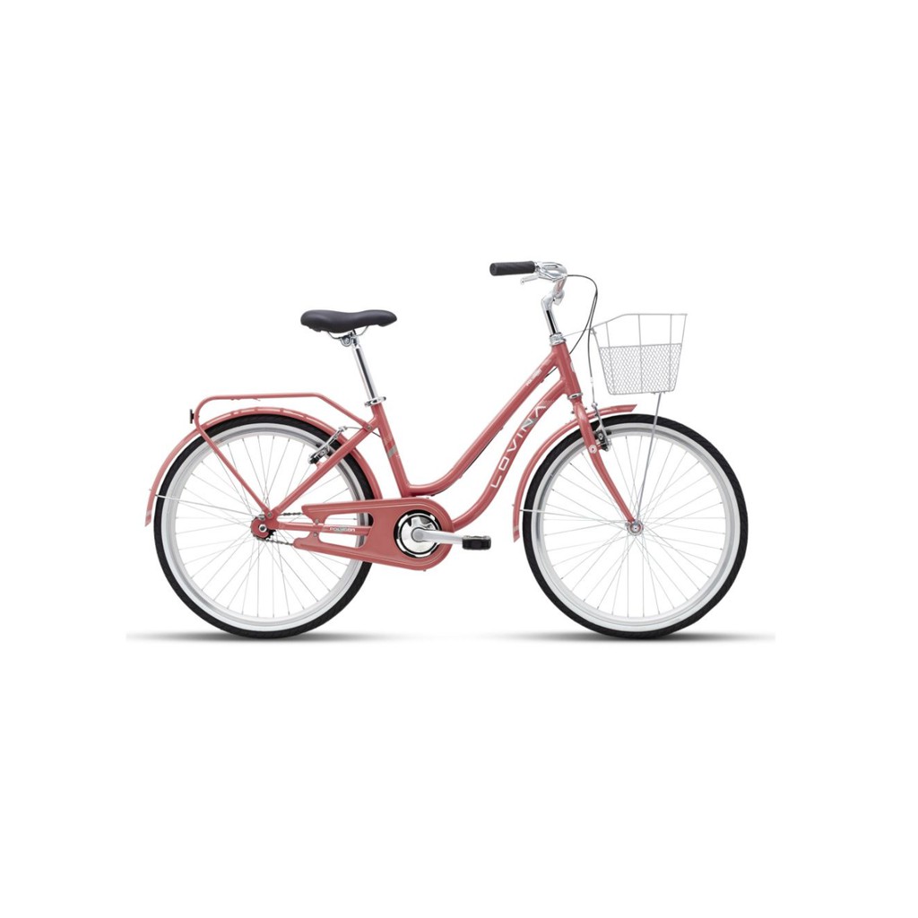 Jual Polygon Lovina [24 inch] Comfort City Bike Single Speed | Shopee ...